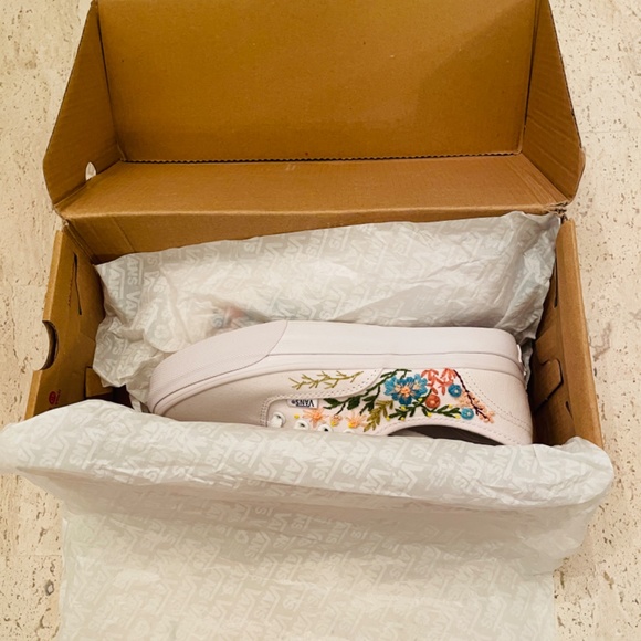 Vans | Shoes | Custom Made Hand Embroidered Van Sneakers Brand New ...